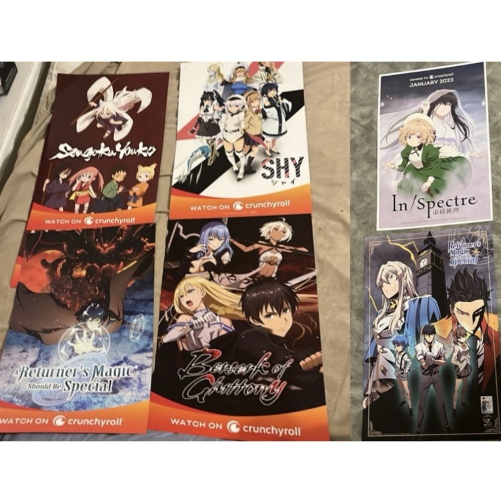 Posters Anime 2023 Lot 5+ Crunchyroll New Sengoku Shy… - Gem